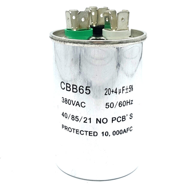 Capacitor Duplo 20+4 UF 380 Vac – Friopar Comercial
