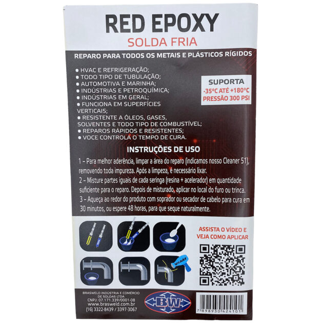 Industrial Strength Epoxy Red Epoxy HS12001 - High-Strength Adhesive ...